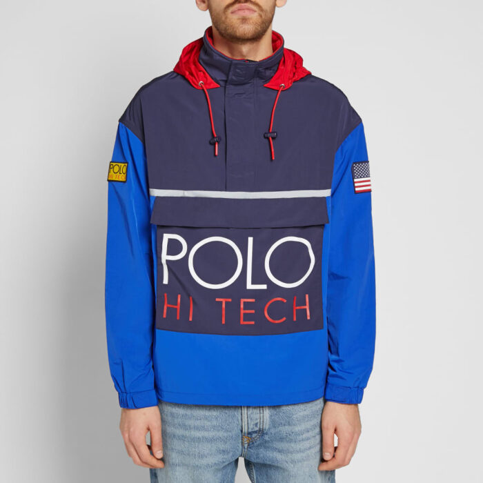 Polo Ralph Lauren Hi-Tech Pullover Jacket 'Blue' | MRSORTED